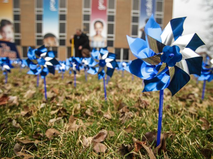 Blue Pinwheels - The Villages